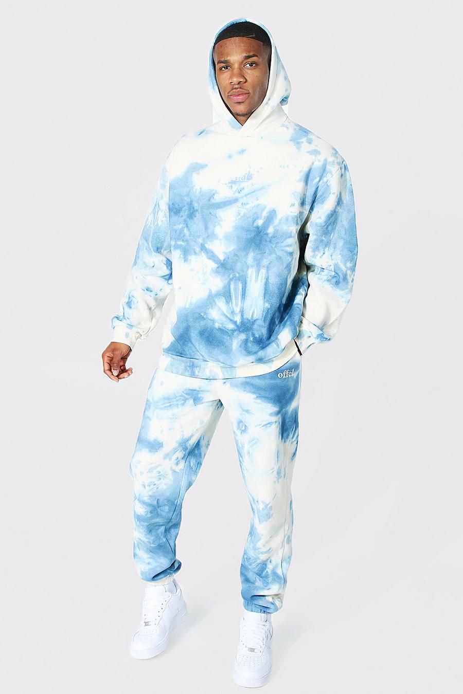 Oversized Offcl Tie Dye Hooded Tracksuit | boohoo Oversized Offcl Tie Dye Hooded Tracksuit | boohoo