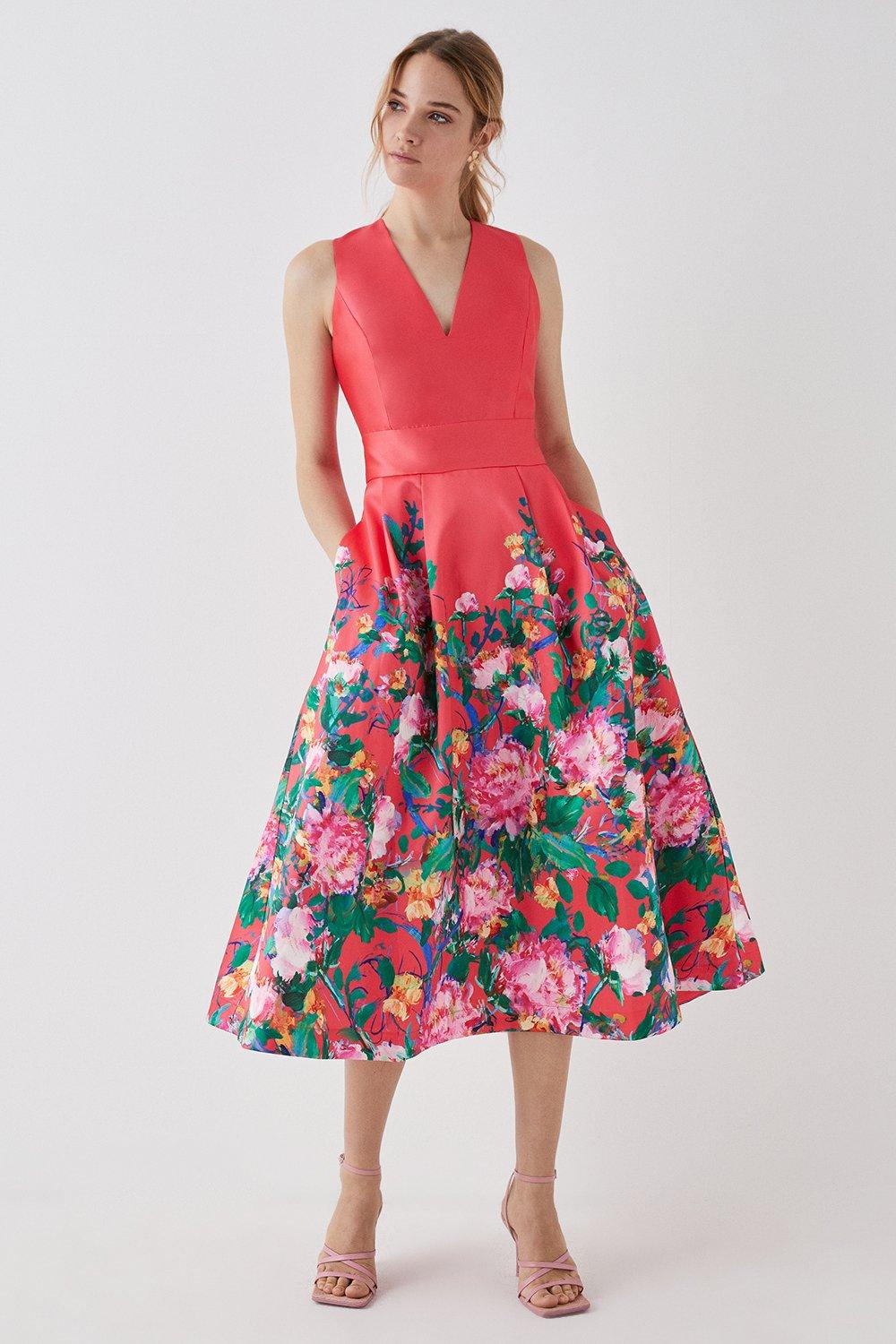 Dresses V Neck Twill Dress Coast