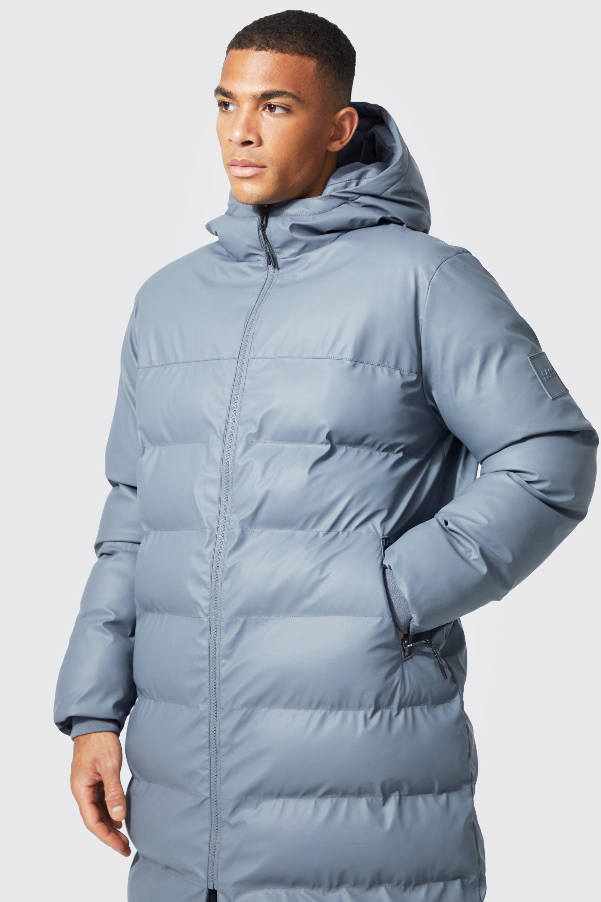 Man Active Matte Longline Puffer Coat | boohoo USA Man Active Matte Longline Puffer Coat | boohoo USA