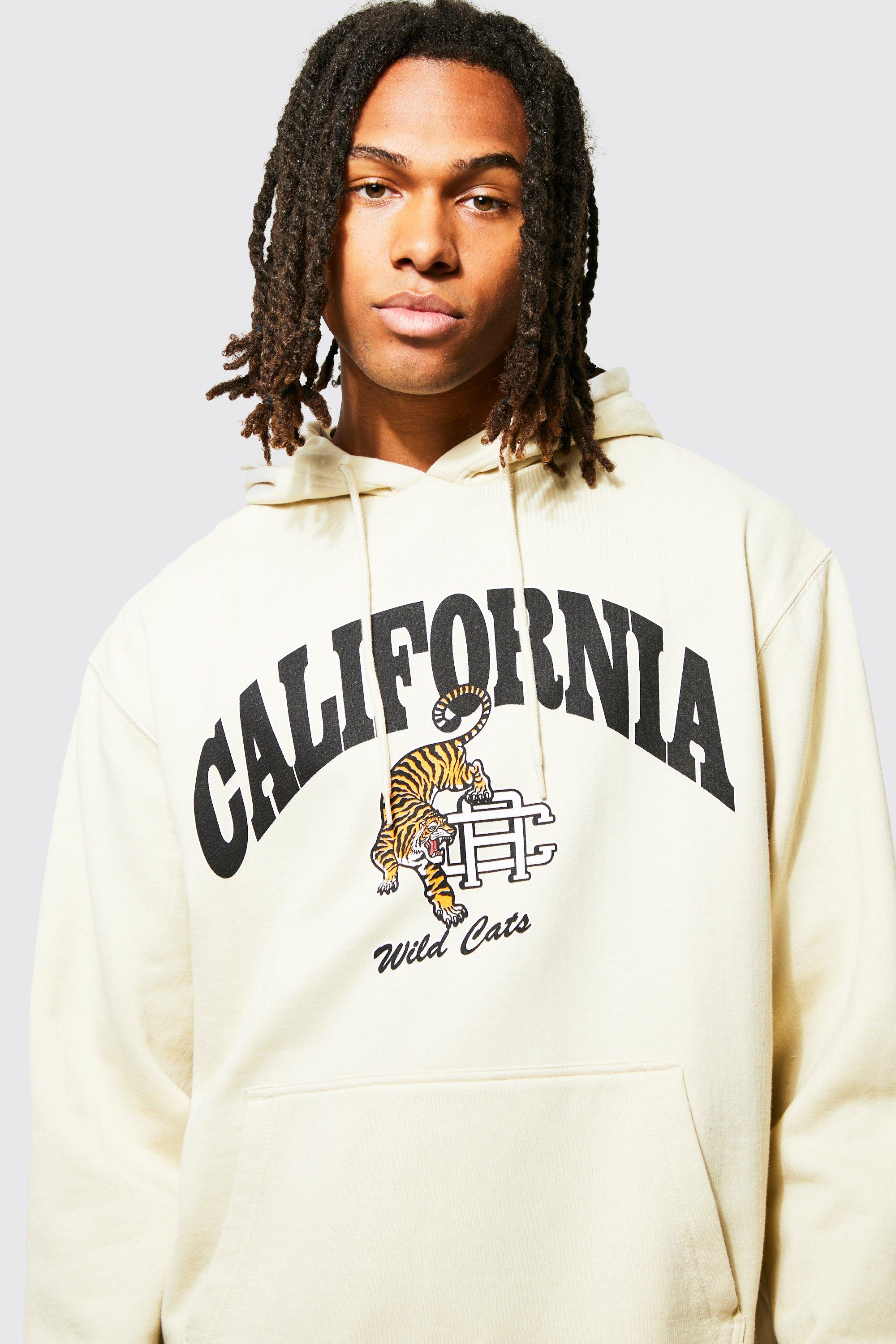 Oversized California Varsity Graphic Hoodie | boohoo Oversized California Varsity Graphic Hoodie | boohoo