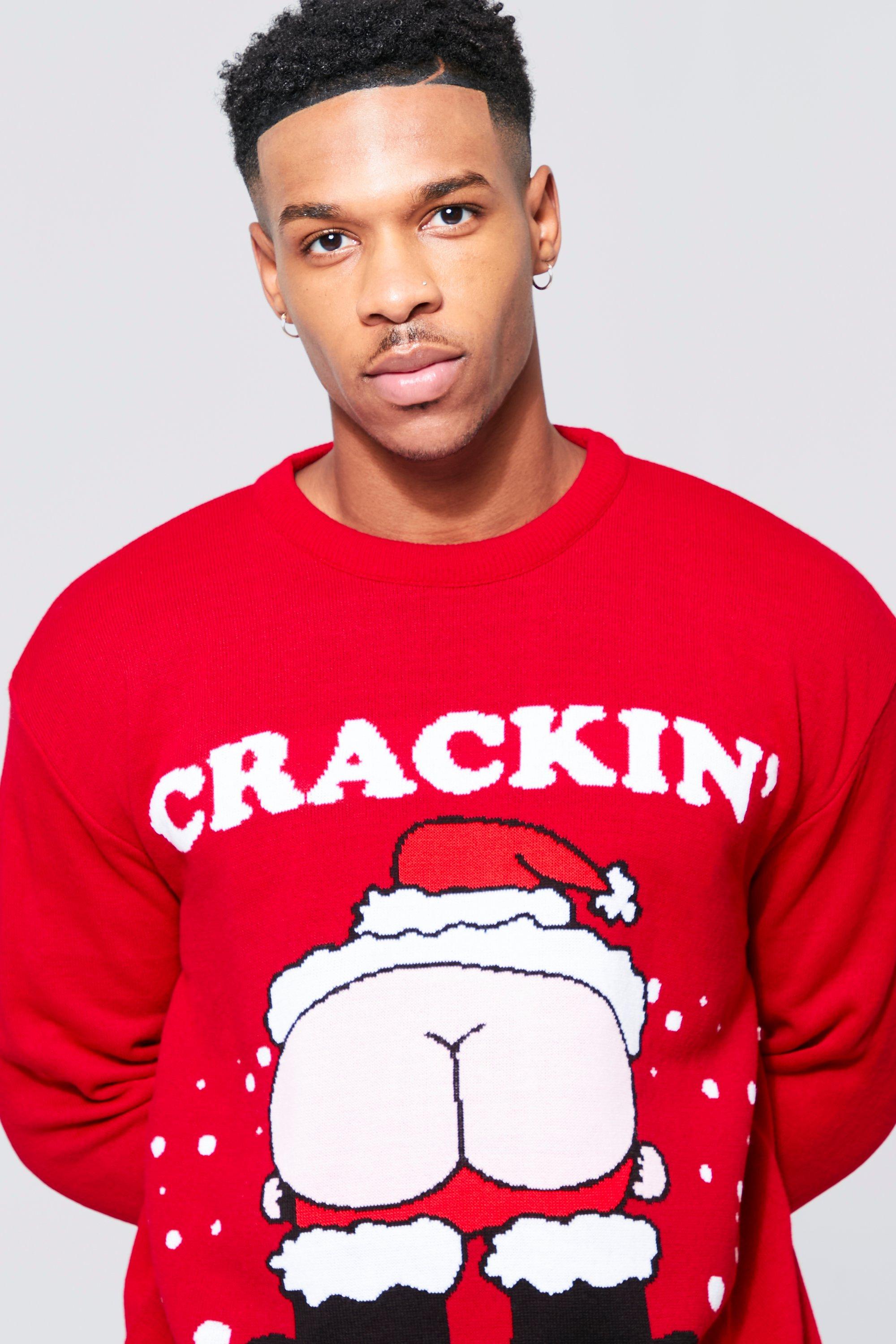 Crackin Christmas Christmas Jumper boohoo NZ