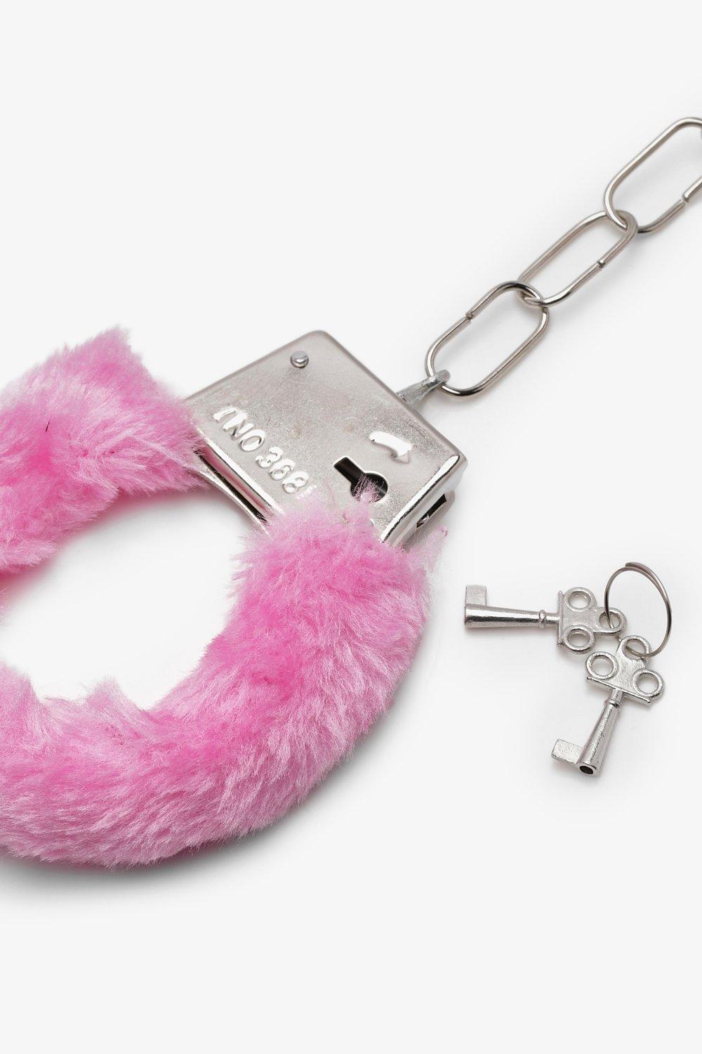 Pink handcuffs store