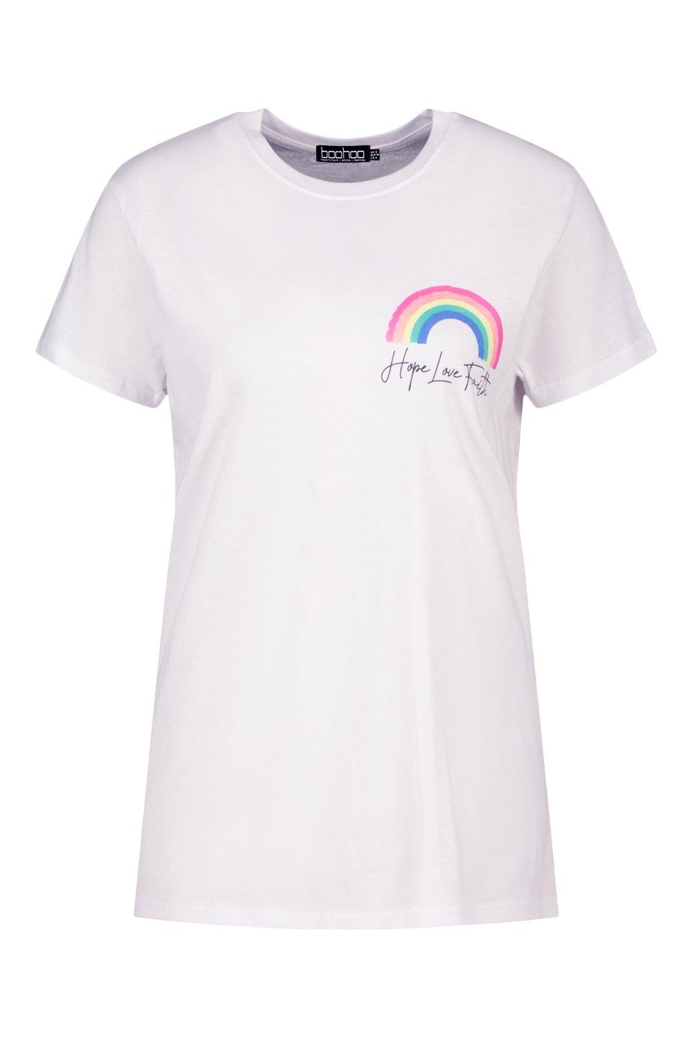 Nhs rainbow t shirt store