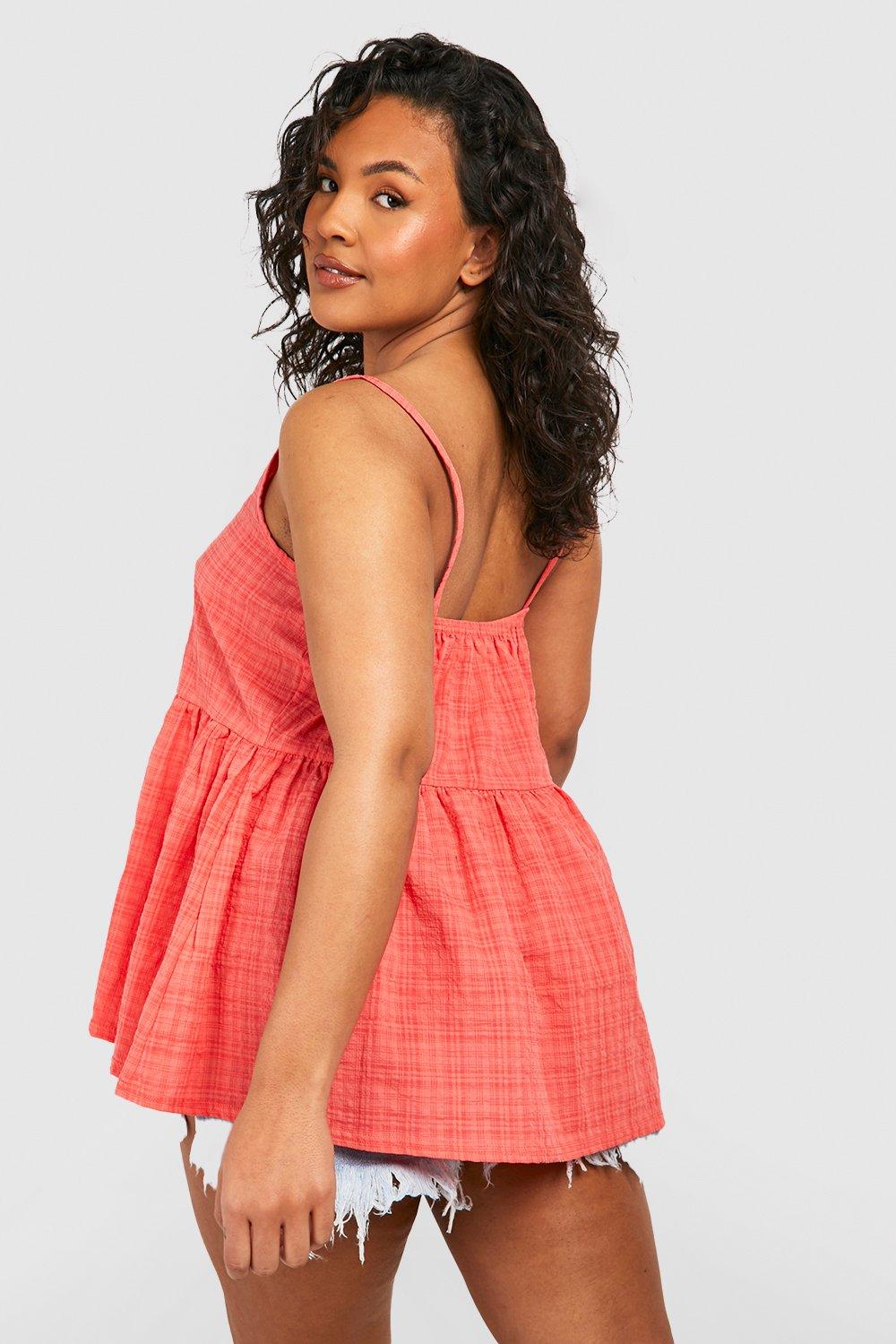 Coral cami top store