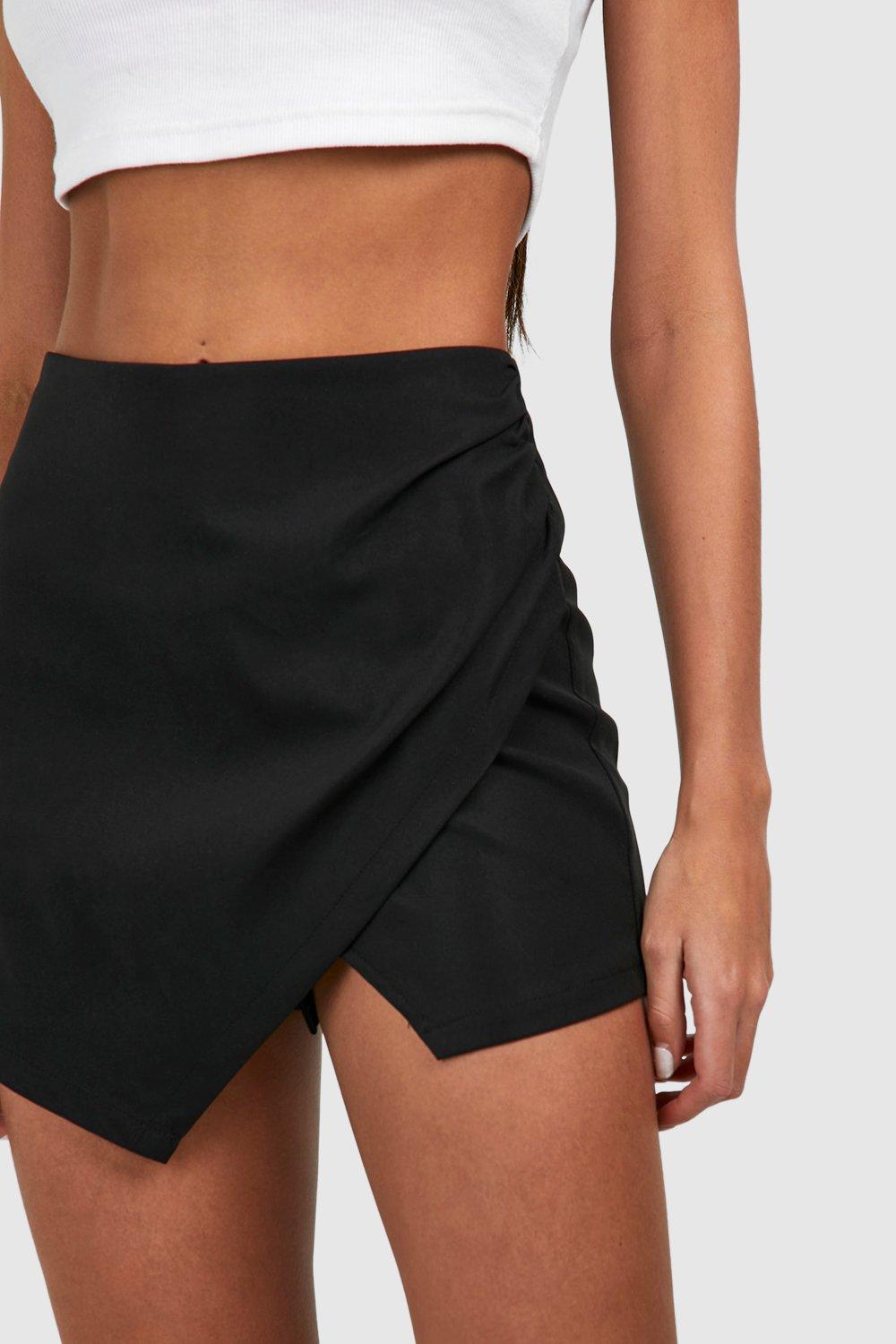 Asymmetric High Waisted Skirt