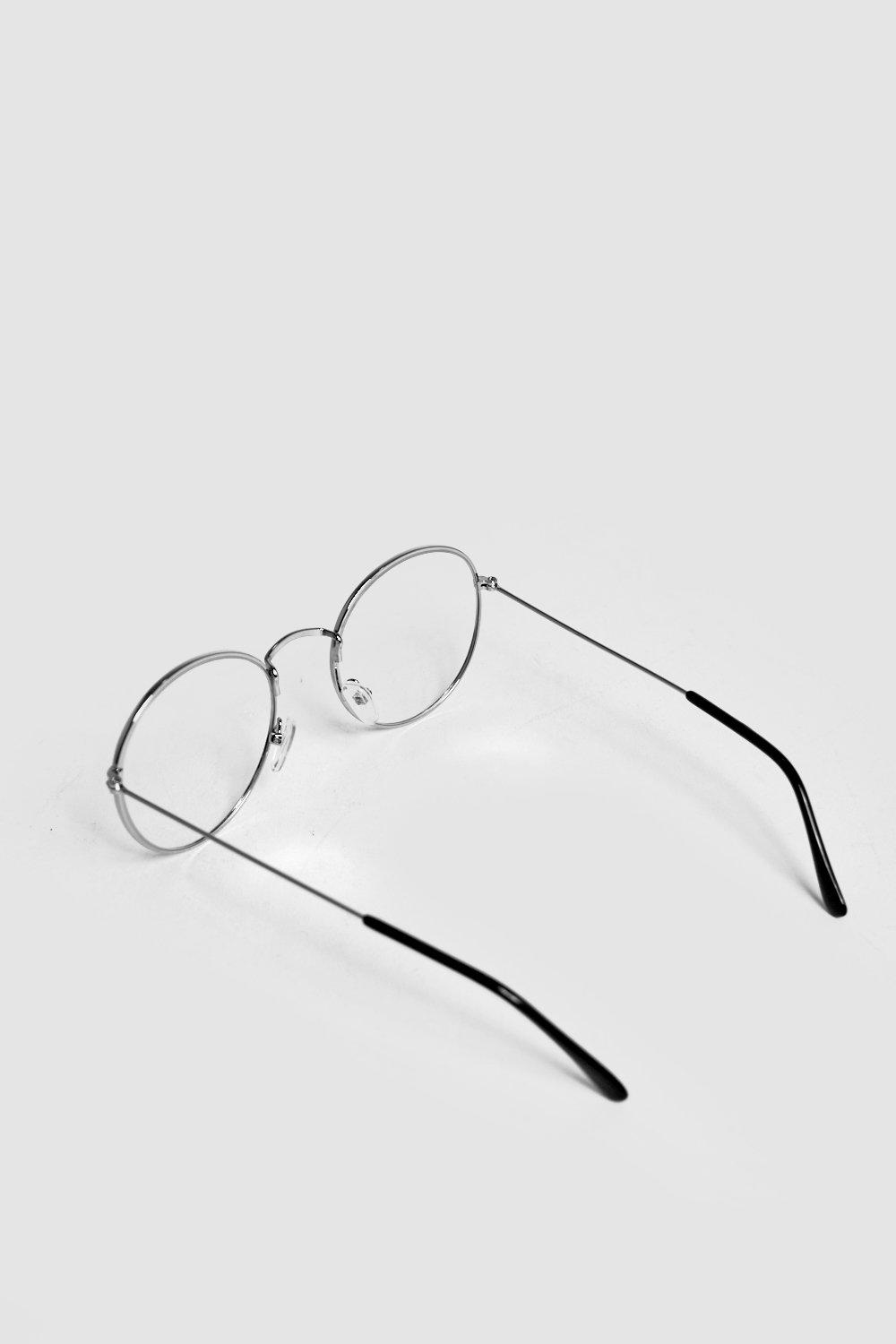 Clear Lens Round Fashion Glasses
