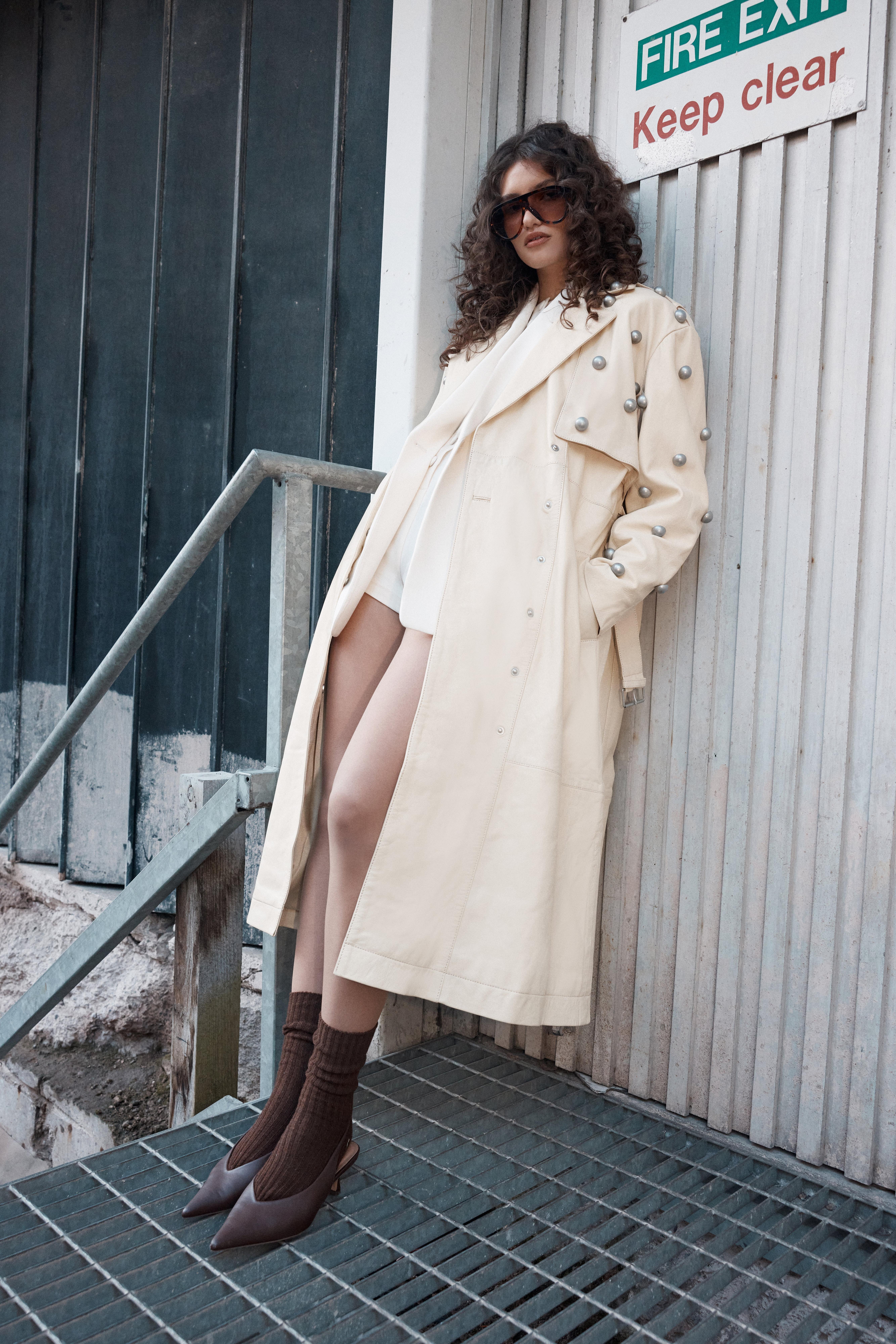 White Belted Trench Coat with Square Buckle Closure | Nasty Gal White Belted Trench Coat with Square Buckle Closure | Nasty Gal